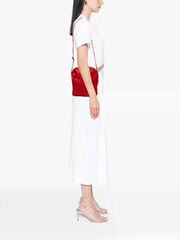 Prada 2000-2013 Tessuto Zip Top Crossbody Bag