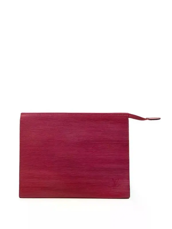 LOUIS VUITTON 2016 Epi Toiletry Pouch 26 - Red