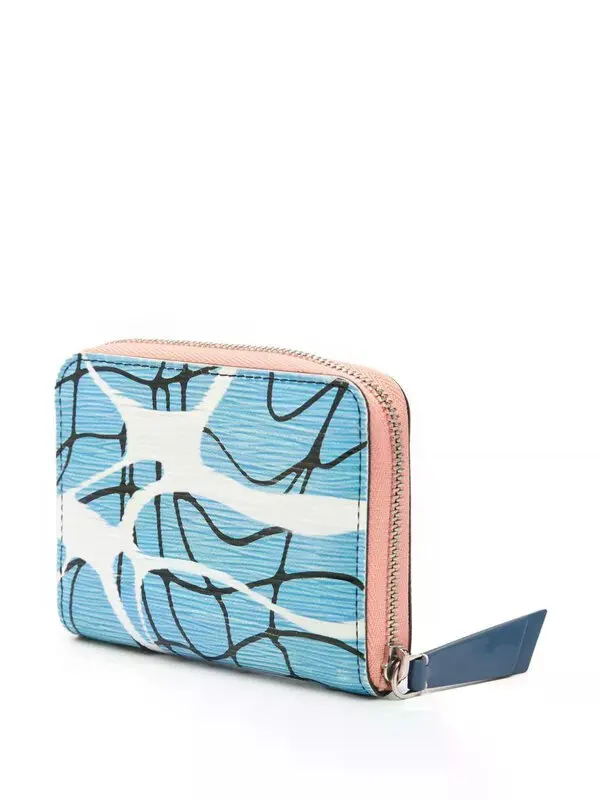 LOUIS VUITTON 2015 Epi Aqua Zippy Purse Coin Pouch - Blue