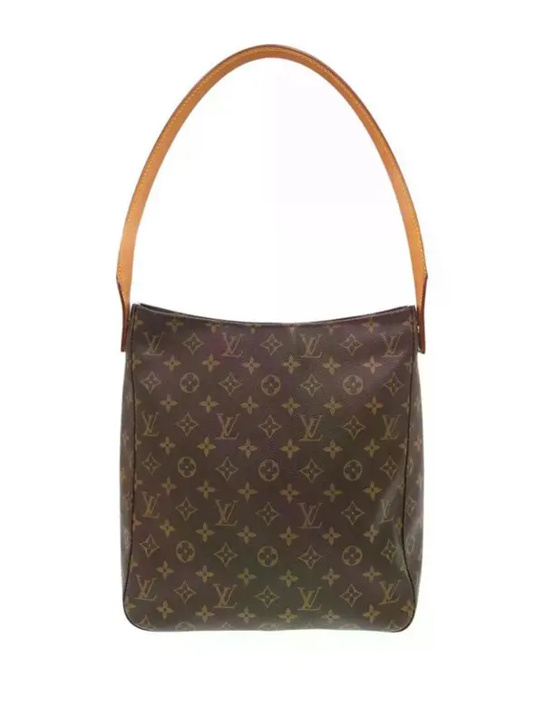 LOUIS VUITTON 2000 Monogram Looping Gm Shoulder Bag - Brown