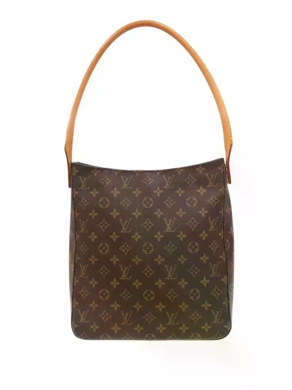 LOUIS VUITTON 2000 Monogram Looping Gm Shoulder Bag - Brown