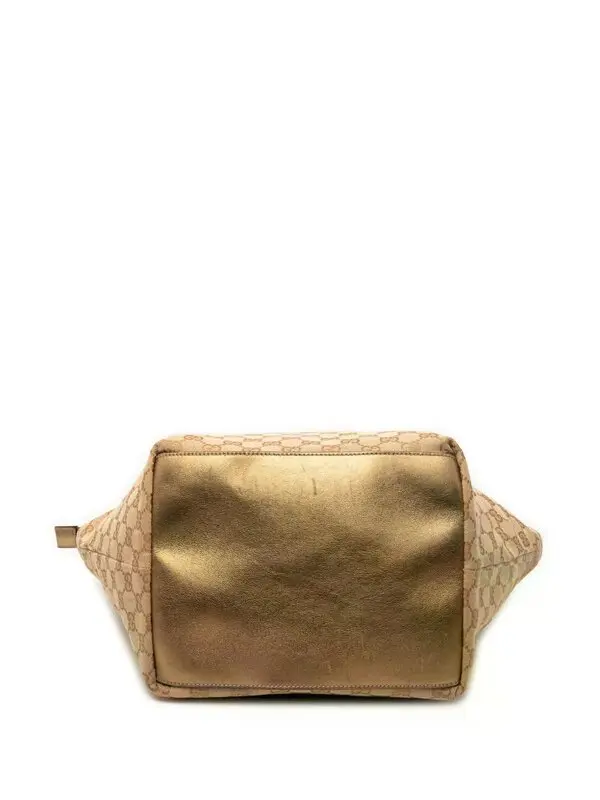Gucci Gg Canvas Web Tote Bag - Neutrals