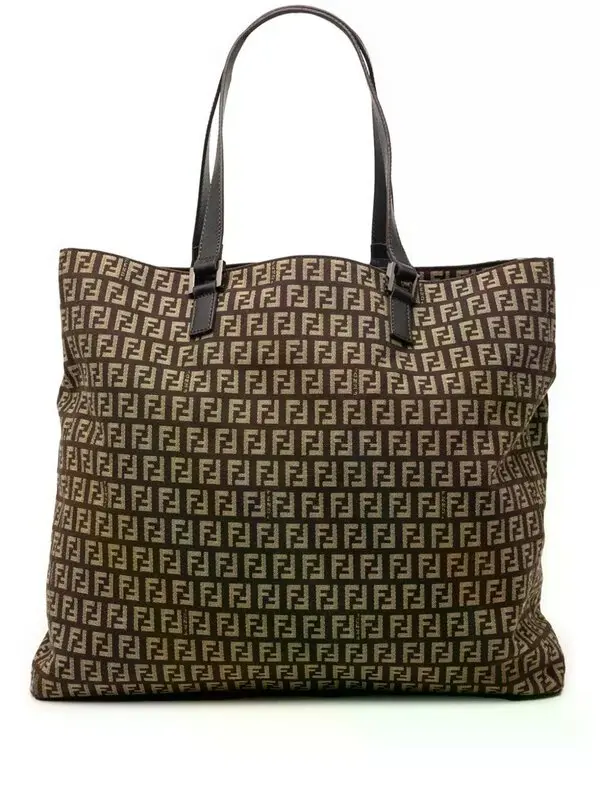 Fendi Zucchino Canvas Tote Bag