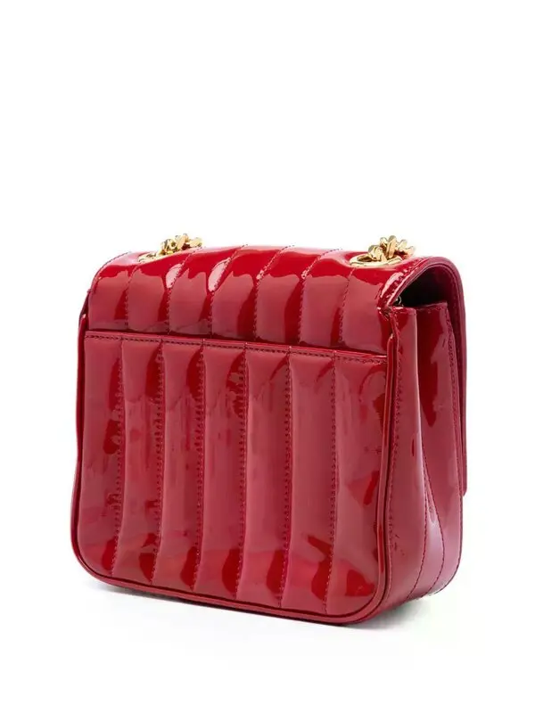 Saint Laurent 2018 Small Patent Monogram Vicky Chain Crossbody Bag