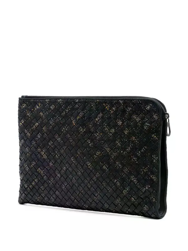 Bottega Veneta Nappa Intrecciato Micro Dot Clutch Bag