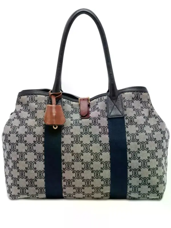 Celine 2009 Macadam Canvas Tote Bag