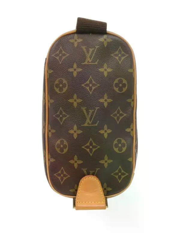 LOUIS VUITTON 2004 Monogram Pochette Gange Crossbody Bag