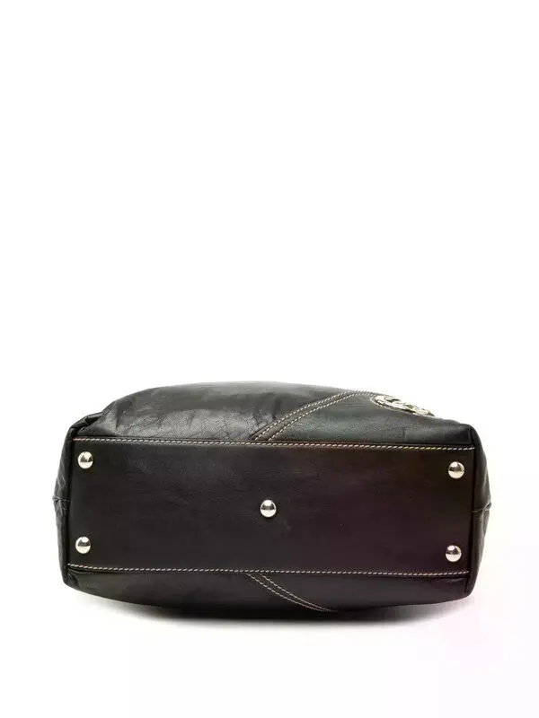 Gucci Leather Britt Tote Bag