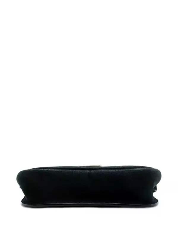 Saint Laurent Medium Croc Embossed Monogram Kaia Crossbody Bag