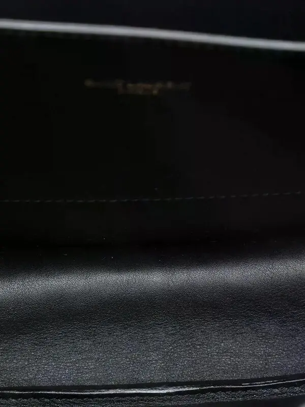 Saint Laurent Medium Croc Embossed Monogram Kaia Crossbody Bag