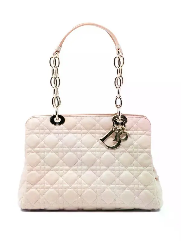 Dior 2013 Medium Lambskin Cannage Lady Tote