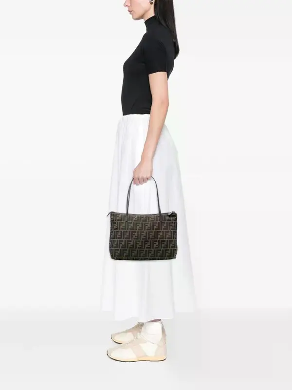 Fendi Zucca Canvas Tote Bag