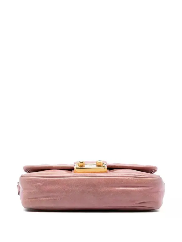 Miu Miu Vitello Shine Trapu Crossbody Bag