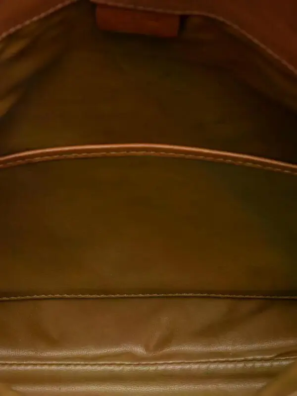 Celine 2006 Macadam Coated Canvas Clutch Bag - Neutrals