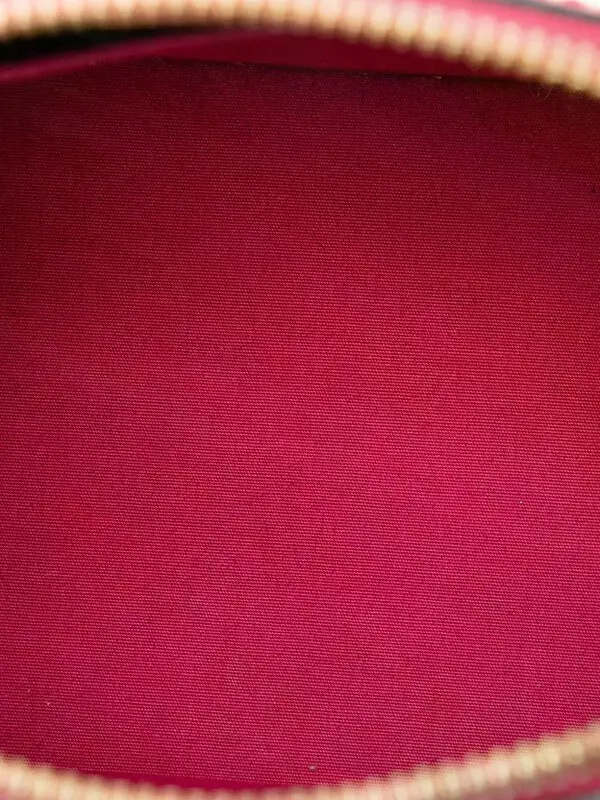 LOUIS VUITTON 2013 Monogram Vernis Alma Bb Satchel - Red