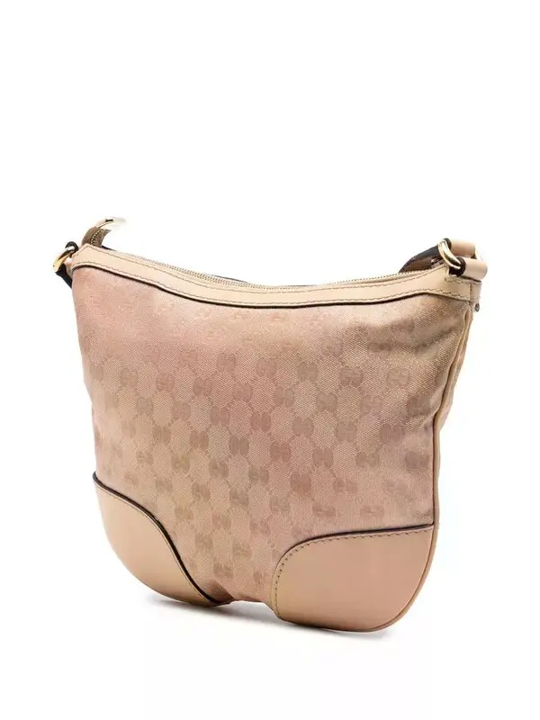 Gucci Gg Canvas Lovely Crossbody Bag - Brown