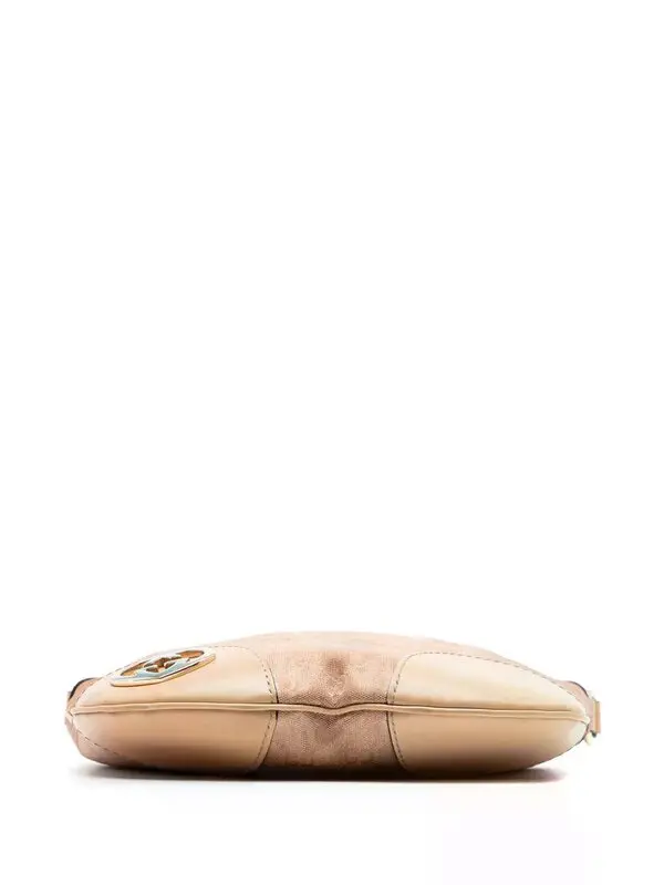Gucci Gg Canvas Lovely Crossbody Bag - Brown