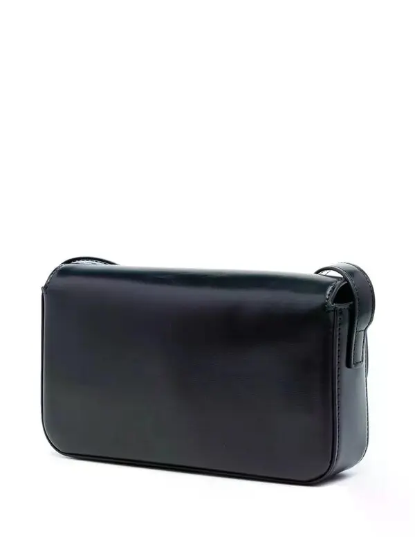 Celine 2018-2026 Shiny Calfskin Claude Shoulder Bag - Black