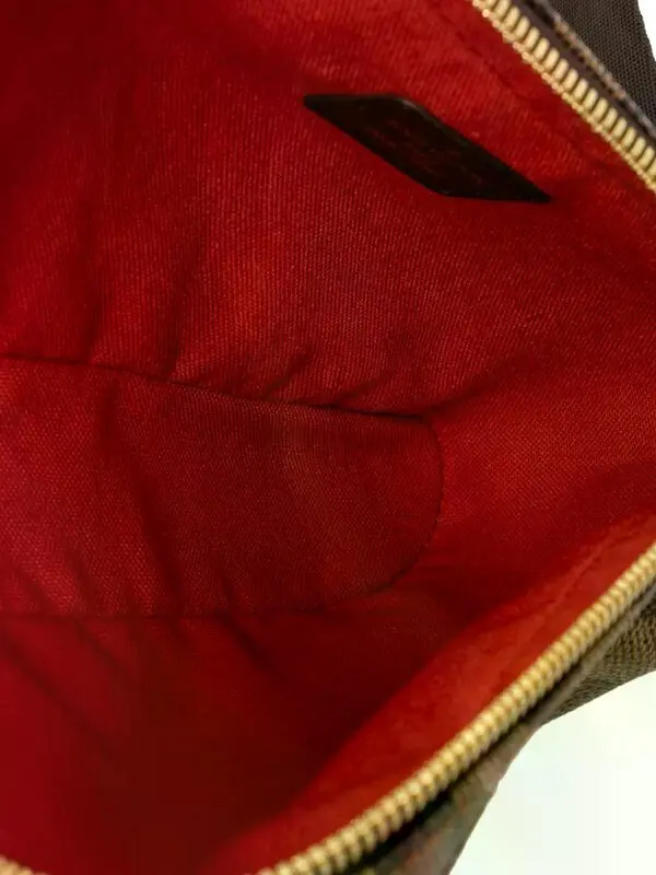 LOUIS VUITTON 2004 Damier Ebene Geronimos Crossbody Bag