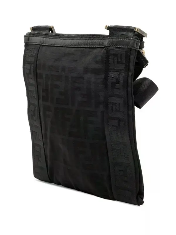Fendi 2000-2010 Zucca Canvas Crossbody Bag