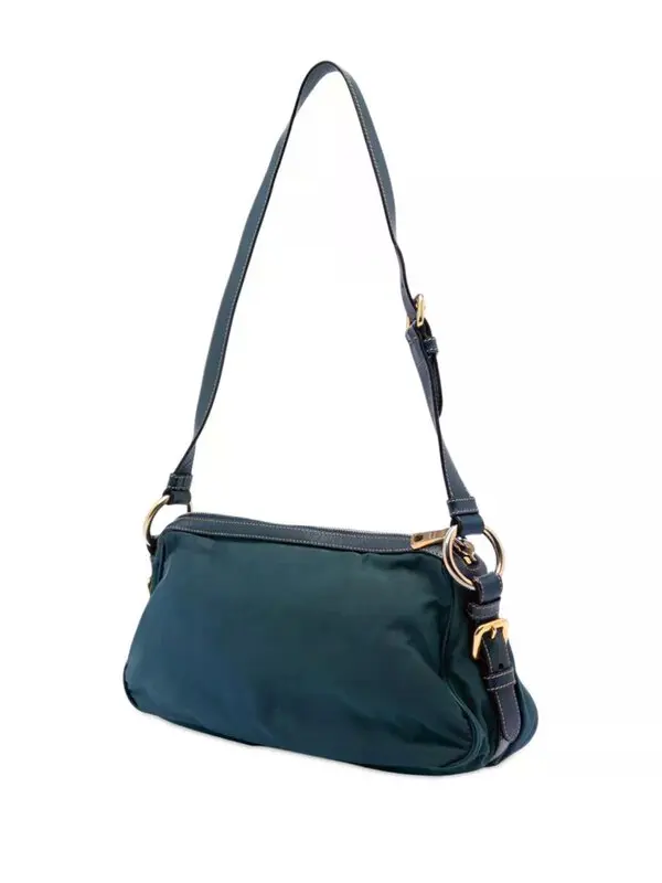 Prada Tessuto Canapa Logo Shoulder Bag