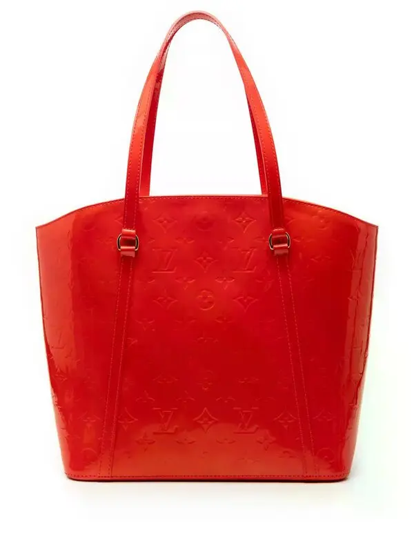LOUIS VUITTON 2012 Monogram Vernis Avalon Gm Shoulder Bag - Red