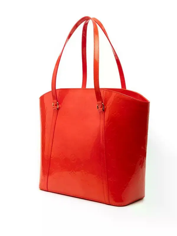 LOUIS VUITTON 2012 Monogram Vernis Avalon Gm Shoulder Bag - Red