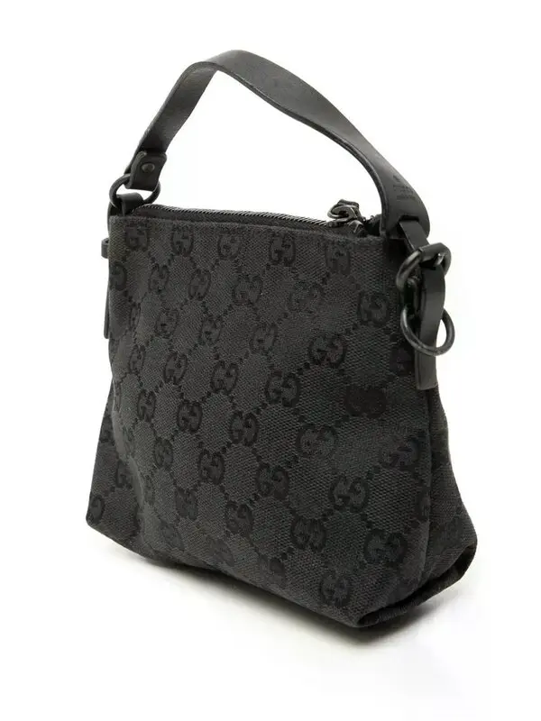 Gucci Gg Canvas Handbag - Black