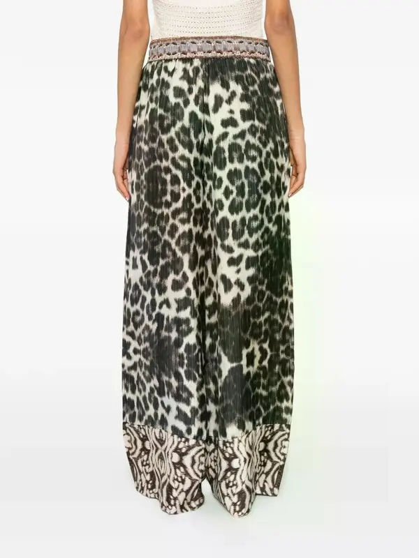 PIERRE-LOUIS MASCIA Leopard-print Palazzo Pants