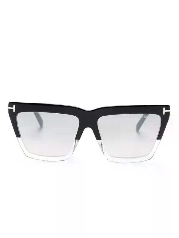TOM FORD Eden Oversize-frame Sunglasses - Black