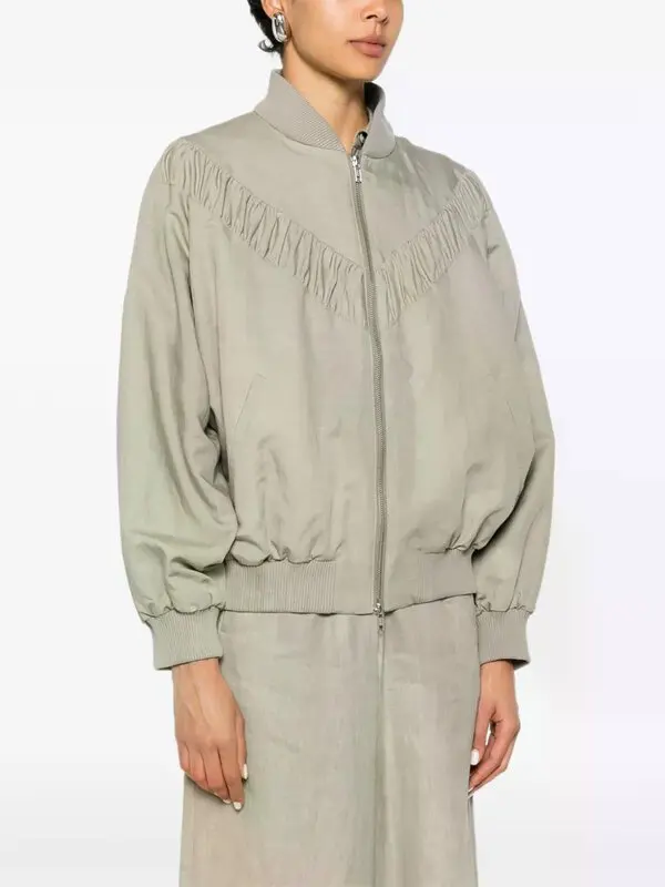 DRYKORN Ruched Bomber Jacket