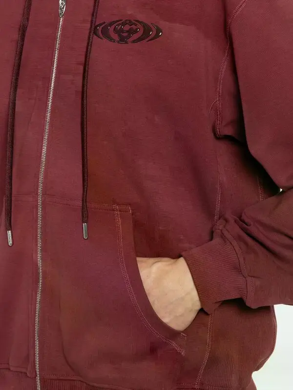 Casablanca Logo-patch Zip Hoodie