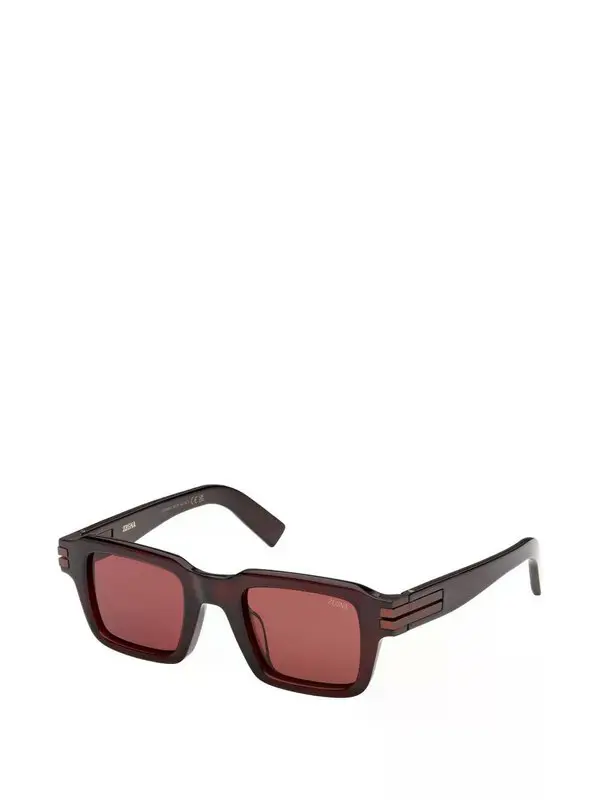 Zegna Square Frame Sunglasses