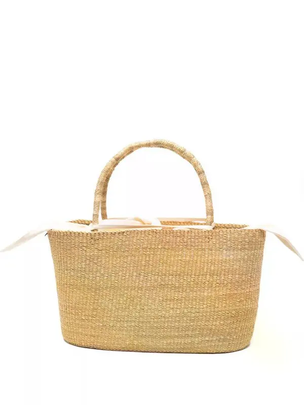 Muuñ Maxi Echo Woven Straw Tote