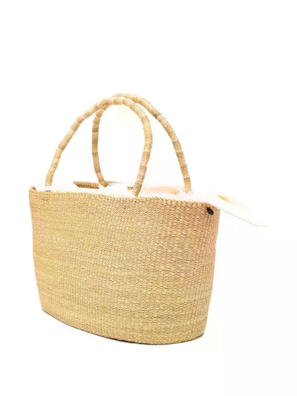 Muuñ Maxi Echo Woven Straw Tote