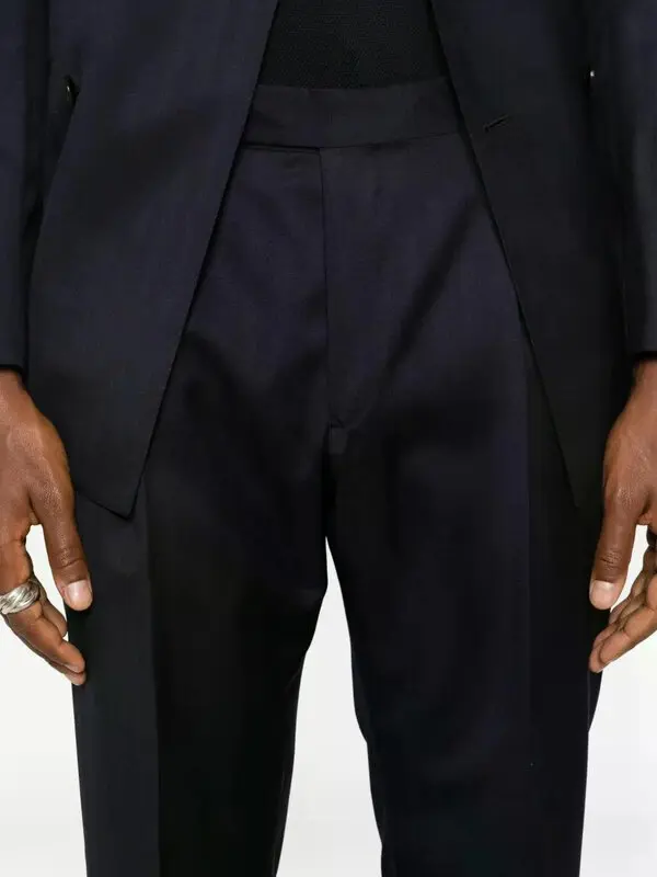Caruso Double-breasted Suit - Blue
