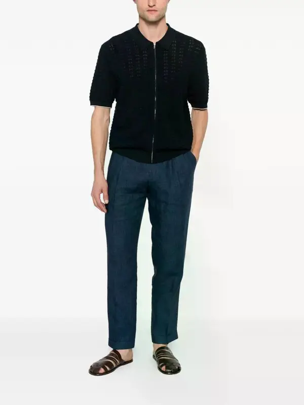 BRIGLIA 1949 Buckle-detail Pleated Trousers