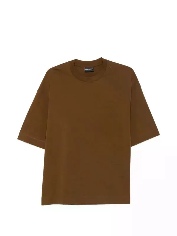 Emporio Armani Logo-embroidered T-shirt
