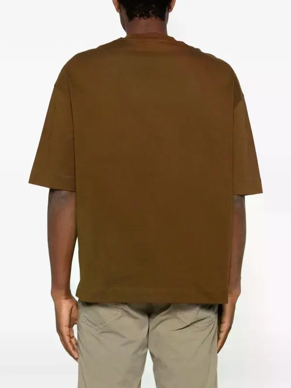 Emporio Armani Logo-embroidered T-shirt