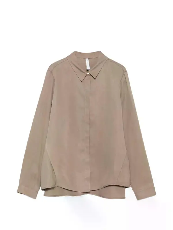 Imperial Layered Hem Shirt - Neutrals
