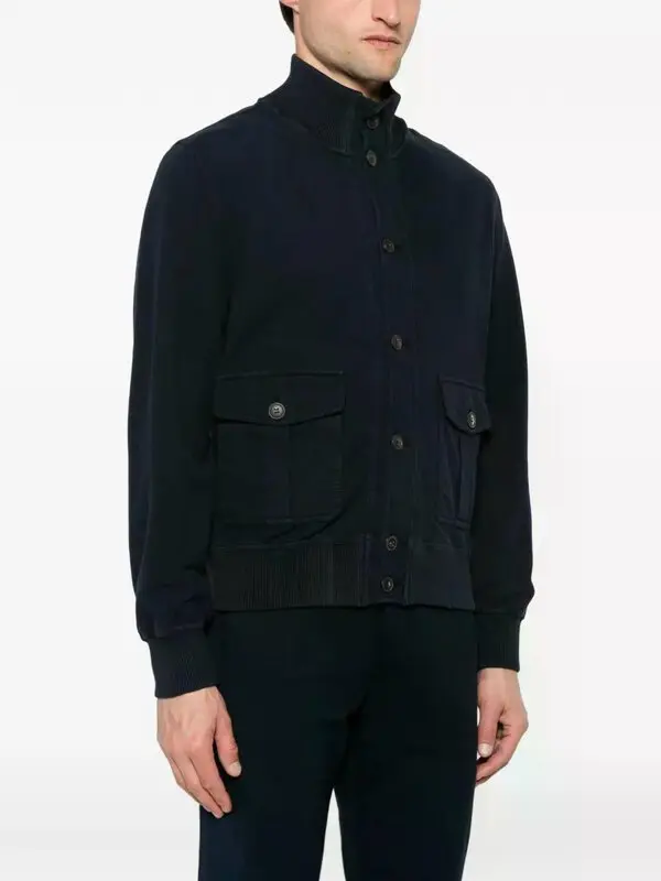 CIRCOLO 1901 Button-up High-neck Jacket