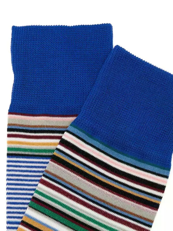 Paul Smith Mismatched Striped Socks