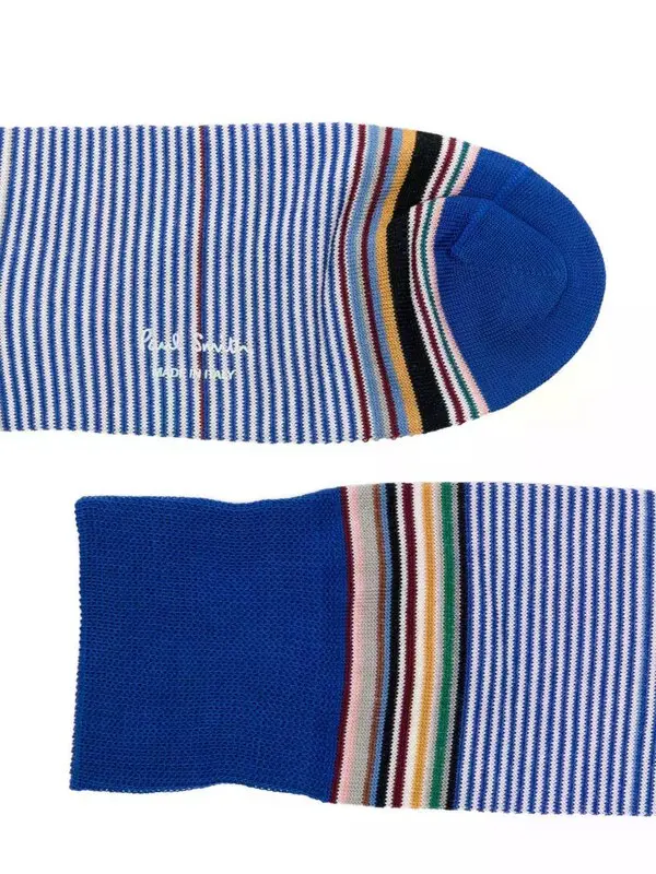 Paul Smith Mismatched Striped Socks