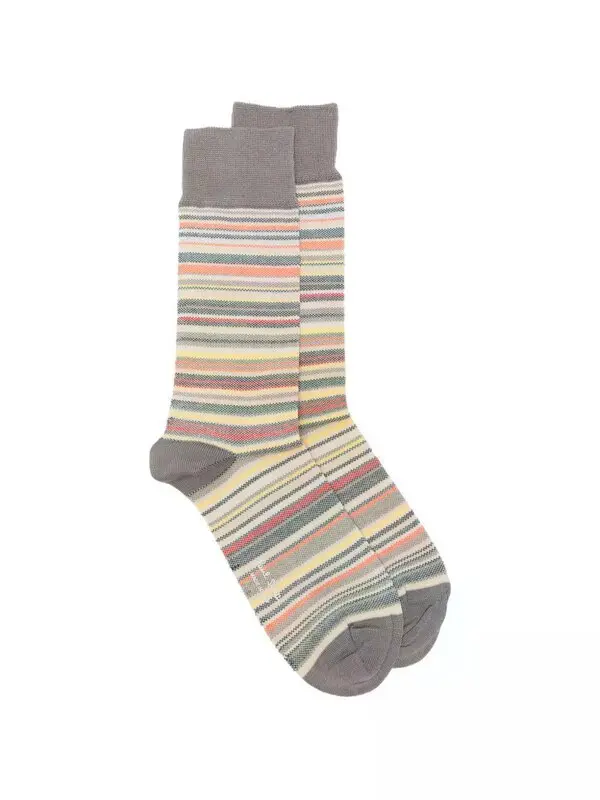 Paul Smith Spring Signature Patterned Socks - Grey