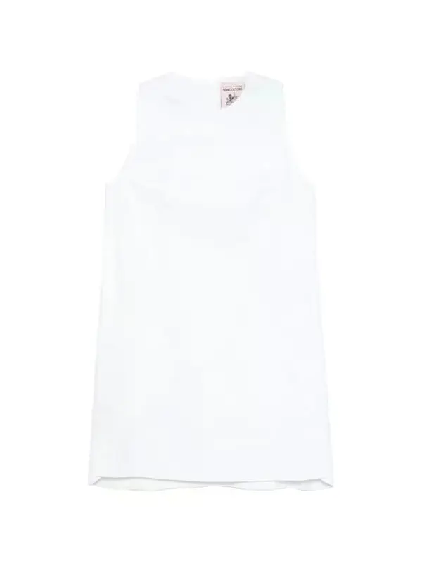 SEMICOUTURE Sleeveless Mini Dress - White