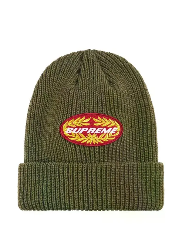 Supreme Terminal Logo-patch Beanie Hat - Green