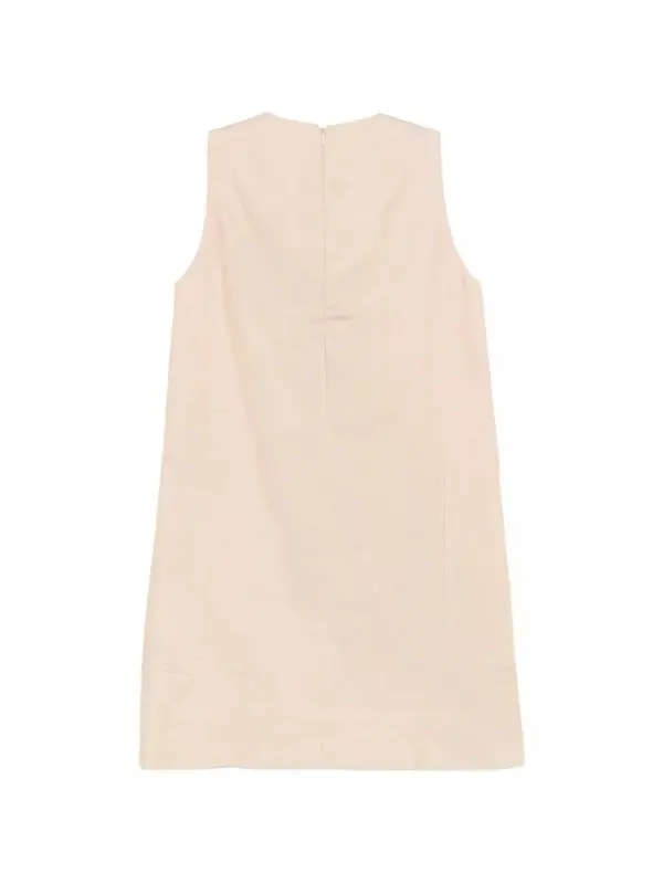 SEMICOUTURE Sleeveless Mini Dress - Neutrals