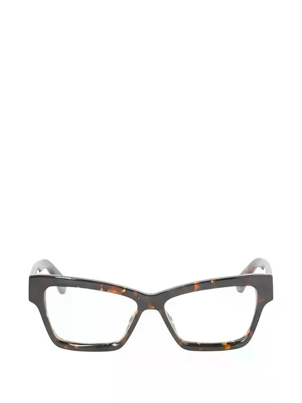 Off-White Square Frame Glasses - Brown