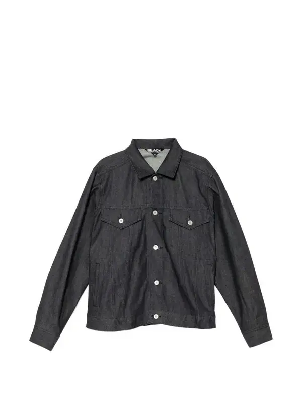 Comme Des Garçons Long-sleeve Denim Jacket - Blue