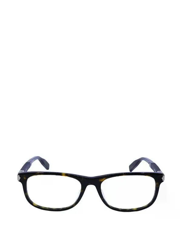 Montblanc Square-frame Glasses - Brown